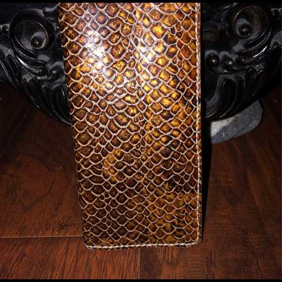 Accessories | Genuine Handmade Snakeskin Wallet Long Bilfold | Poshmark